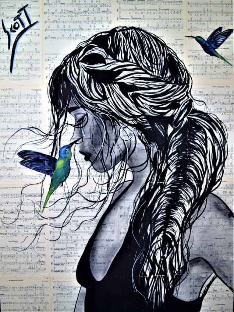 I Am Always There , painting | BRANDON SCOTT ART