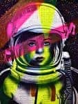 astronaut painting | BRANDON SCOTT ART